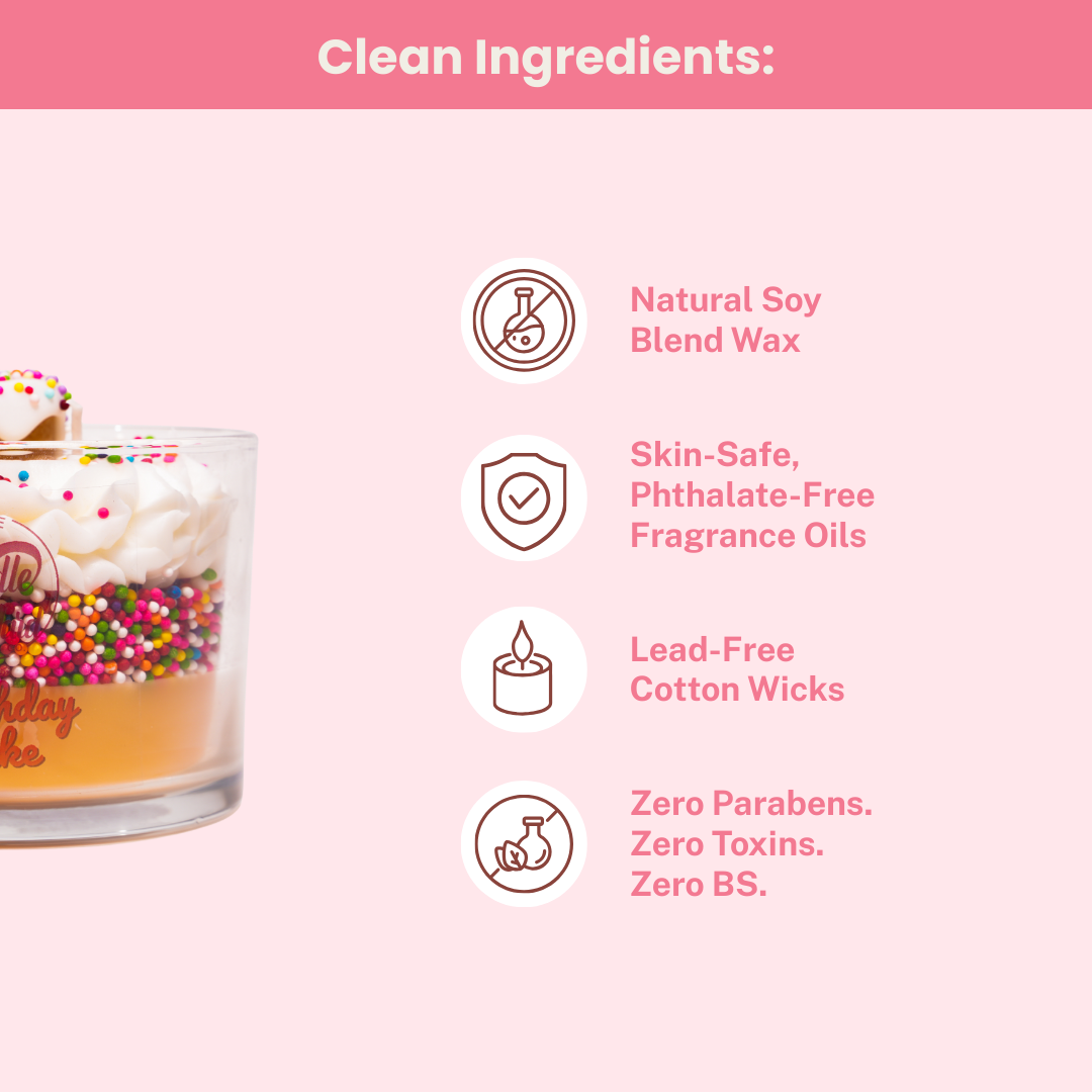 Birthday Cake Dessert Candle – The Candle Yard Co.